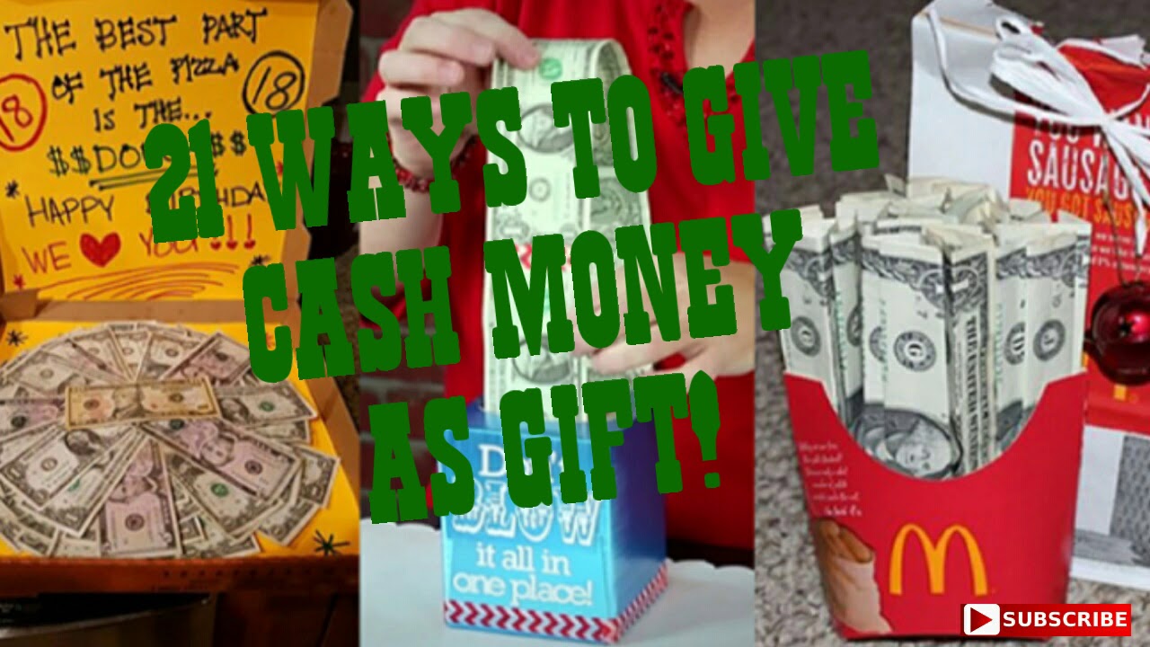 21 Ways To Give Money As Gift!
