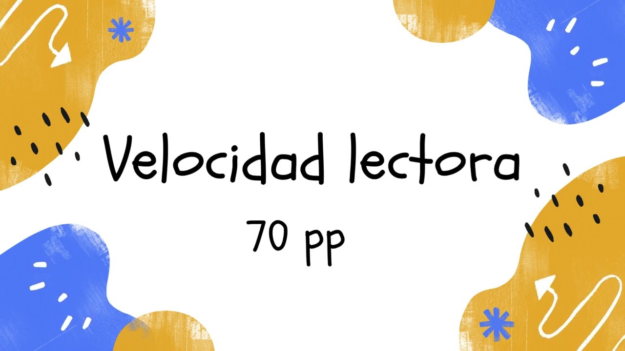 Velocidad lectora 70 ppm
