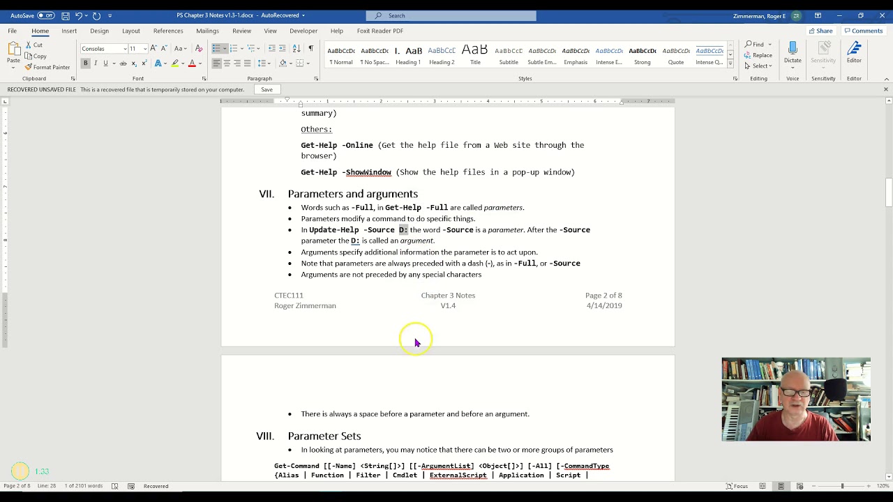 PowerShell: Parameters and Arguments (Intro to Powershell series video 3-7)