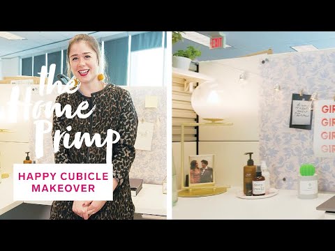 Cubicle Makeover | How To Create A Happier And More Productive Workspace | The Home Primp