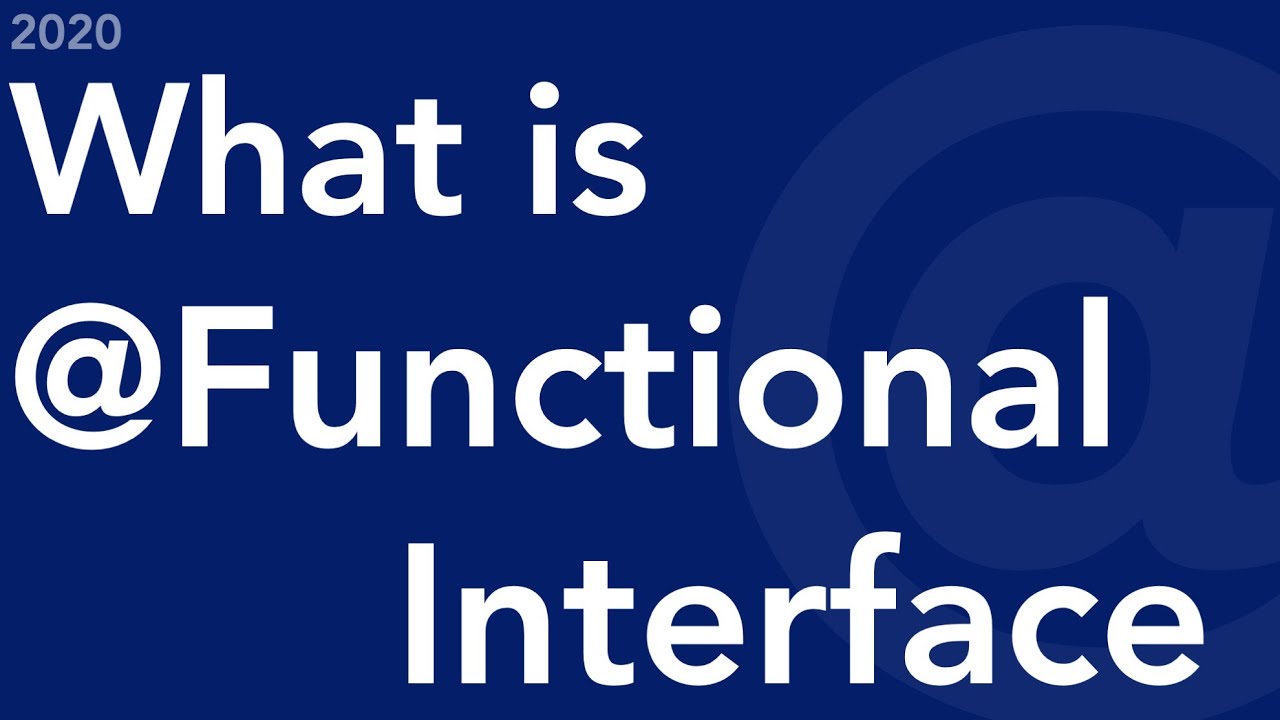 Java Annotations | @FunctionalInterface