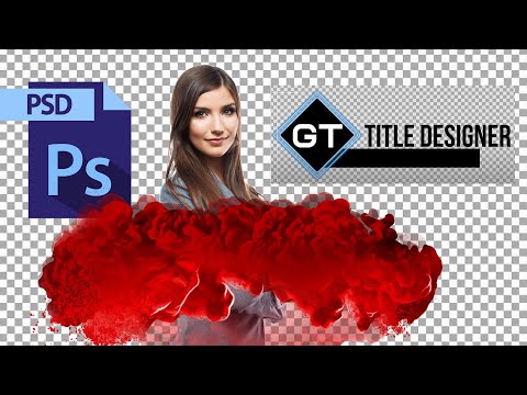 Importar PSD Photoshop para o GT Title Designer vMix
