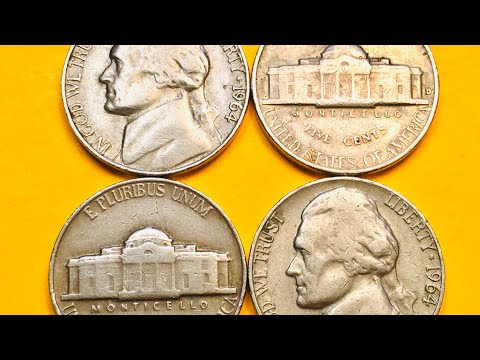 SECRETS OF THE 1964 US FIVE CENTS COIN - United States 5 Cents - Date Freeze - Rush Jobs - Jefferson