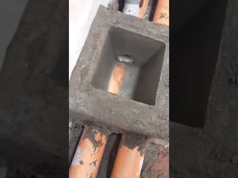 drainage pipe chamber #bathroom #plumbing #drain