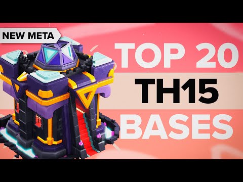 TOP 20 TH15 BASE Layouts 😍 NEW META (War/Trophy/Farming/Hybrid) Base Designs | Clash of Clans