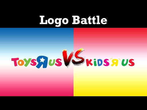 Toys R Us VS Kids R Us - Logo Battle