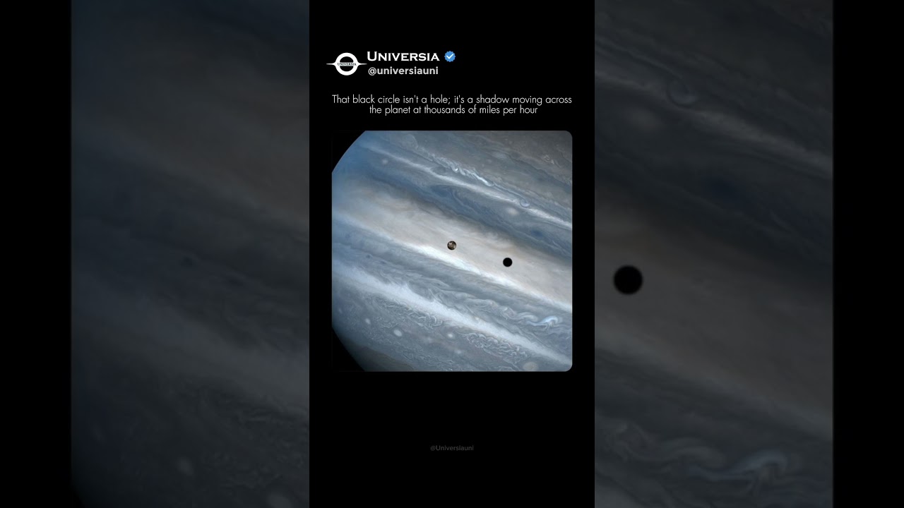 Jupiter's Moon Shadows: A Total Eclipse Every Day! 🪐🌑