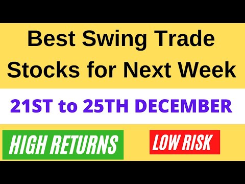 Best Swing trading Stocks for Next Week | 21st to 25th December| High Returns Low Risk