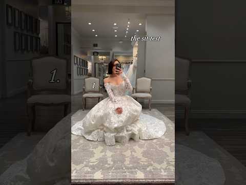The Sit Test in Lace BERTA Ball Gowns!