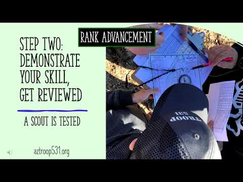 Rank Advancement - a Troop 531 Training Video