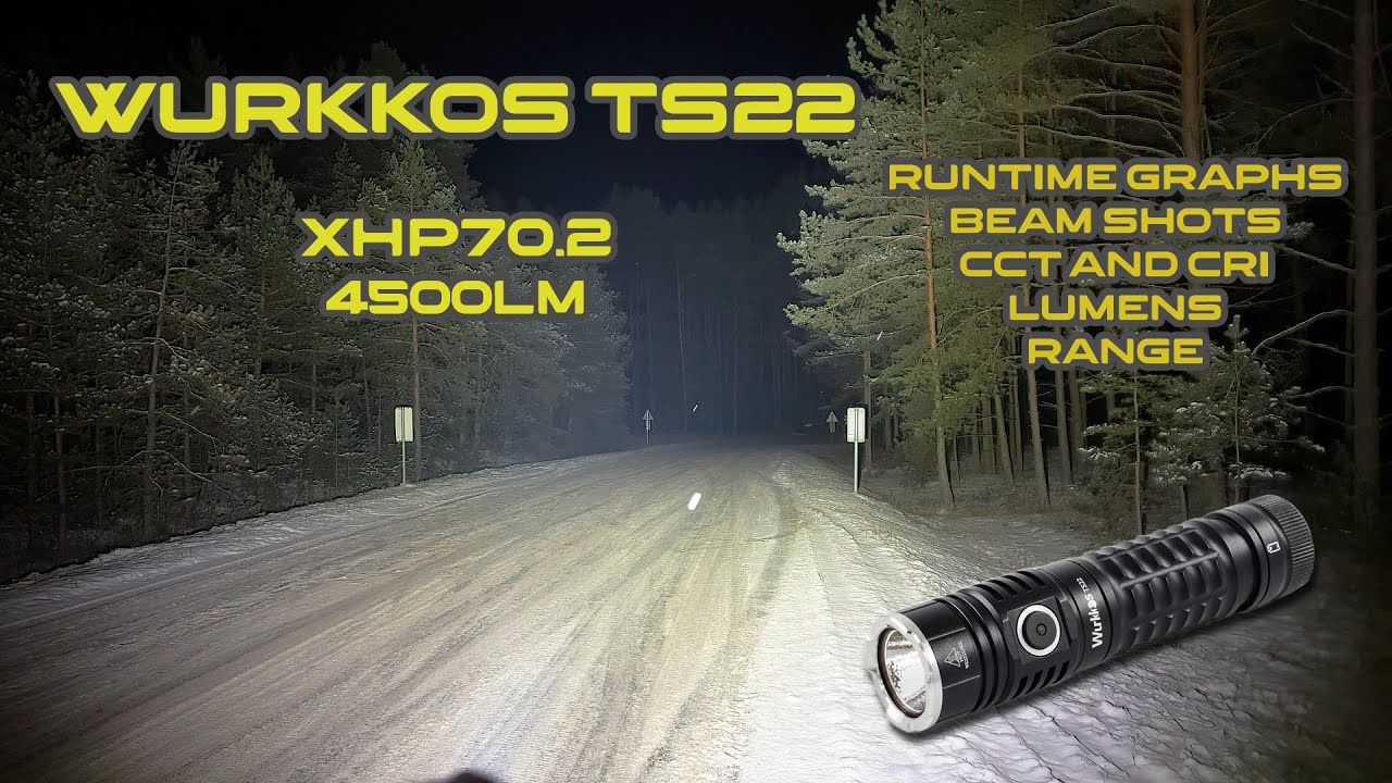 [Review] Wurkkos TS22 XHP70.2 5000K 4500lm EDC - 21700 Flashlights ...
