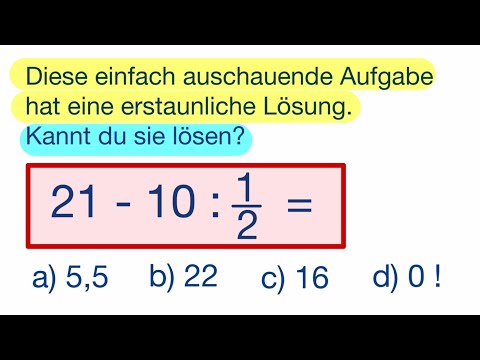 Diese einfach ausschauende Aufgabe hat eine erstaunliche Lösung. Kannst du sie lösen?