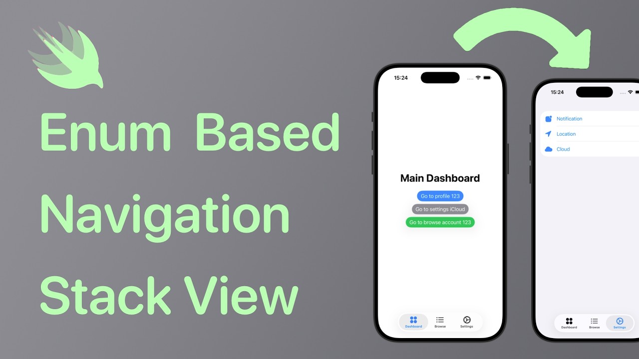 Enum Based Navigation Stack View SwiftUI | Observation