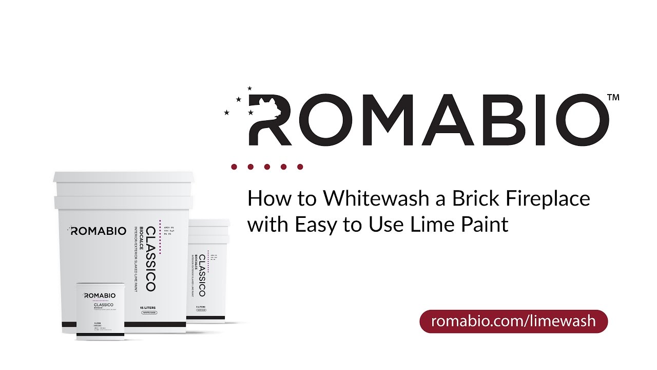 How to Limewash a Brick Fireplace with Easy to Use Paint