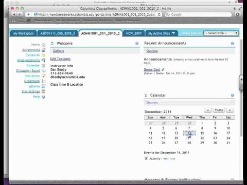 New CourseWorks Getting Started (Full Workshop)