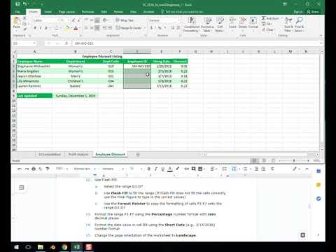 Excel 2a Step 12