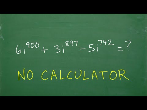 Complex and Imaginary Numbers and Powers – can you solve this problem?