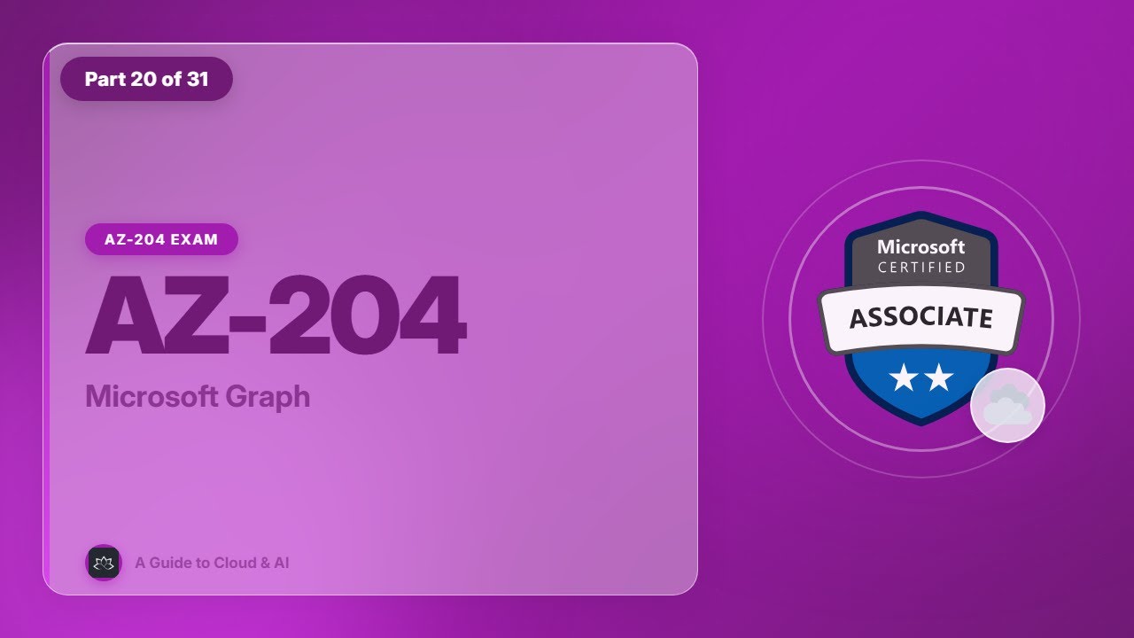 AZ-204 Exam EP 20: Microsoft Graph