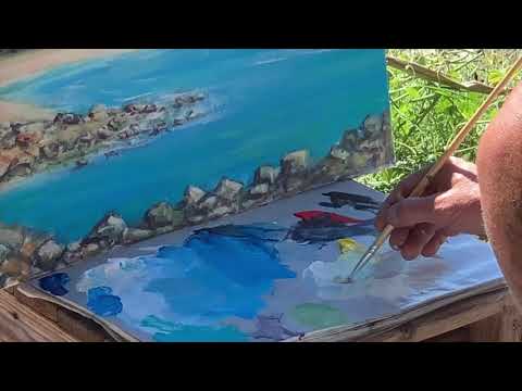 Kym Hart new Art Class "En plein air: Burleigh Heads" trailer