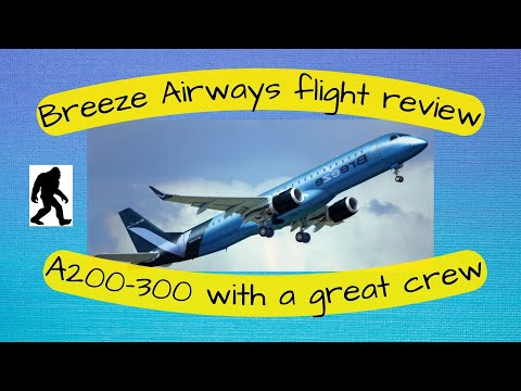Breeze Airways flight review Airbus A220 300