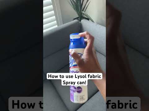 How to get Lysol fabric spray can to work! #lysol #cleaning #cleaningmotivation