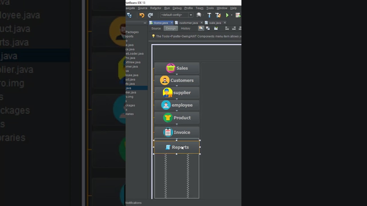 ☕ Java POS  inventory management system MySQL Net Beans with code  java for beginners free course