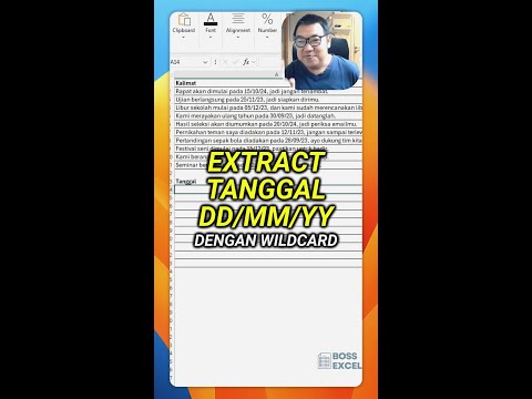 Extract Tanggal dengan format dd/mm/yy dari sebuah text