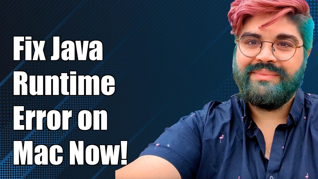 Fix 'No Java Runtime Present' Error on Mac with JRE 8 Installed