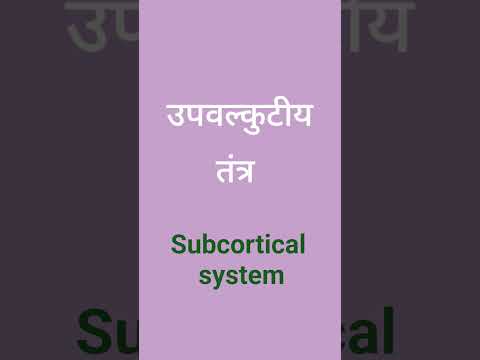 Subcortical system #subcortical #nervoussystem #biology #psychology #teaching #education #tet #exam
