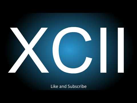 Meaning of the Roman Numeral - XCII.