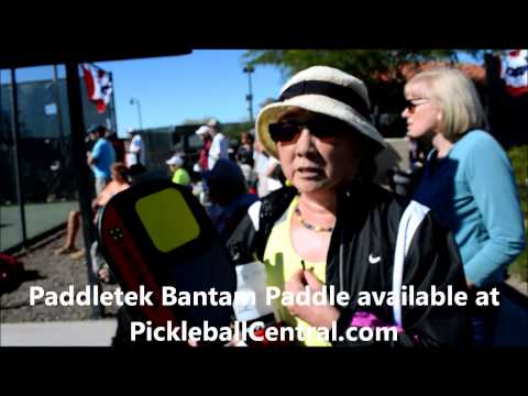 Pickleball Ambassador Linda Einsiedler discusses the Bantam Paddle