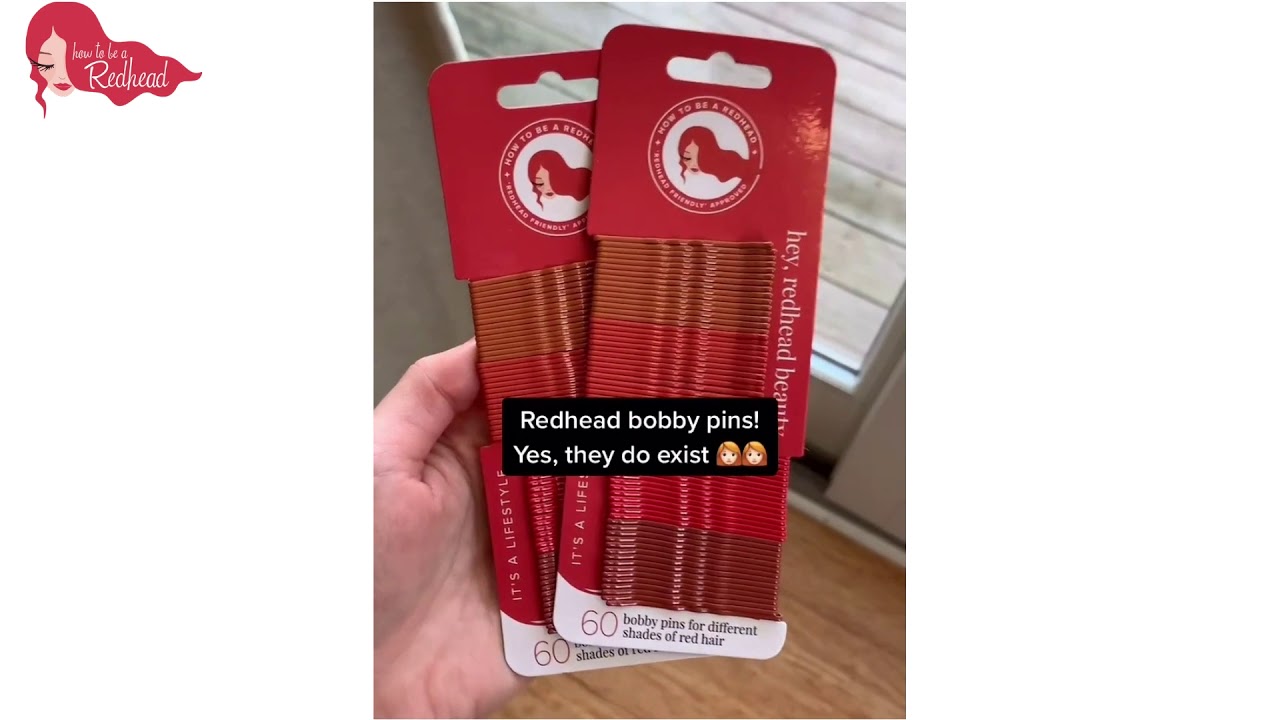 Redhead Bobby Pins - Back in Stock and Redesigned!