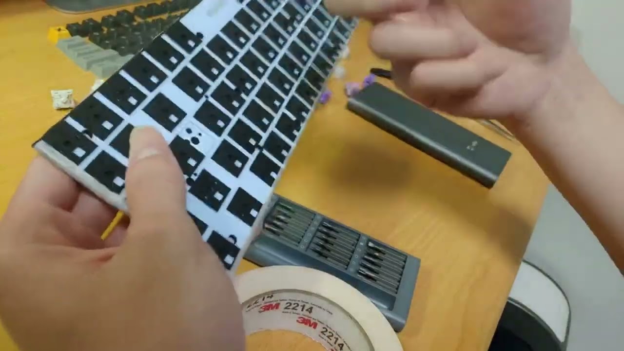 [鍵盤] CIY68 改裝教學 poron軸下墊 紙膠帶 毛巾 - 看板Key_Mou_Pad - PTT網頁版