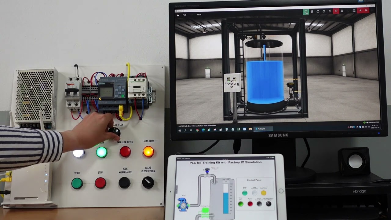 LOGO! 8 PLC With Web Editor(IoT) & Factory IO