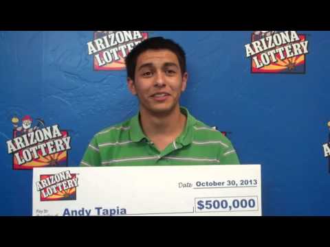 Arizona Lottery - Black Scratchers Second Chance Grand Prize Winner