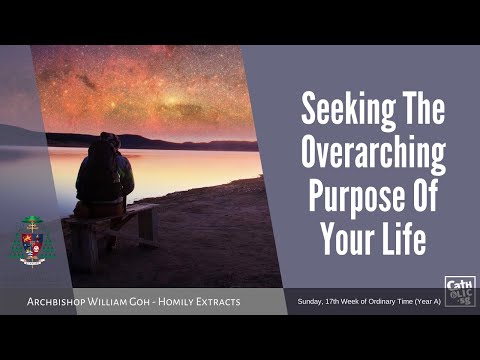 Seeking The Overarching Purpose Of Your Life – Homily by Archbishop ...