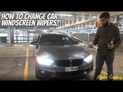 HOW TO CHANGE WINDSCREEN WIPER BLADES ON A BMW 4 SERIES F33
