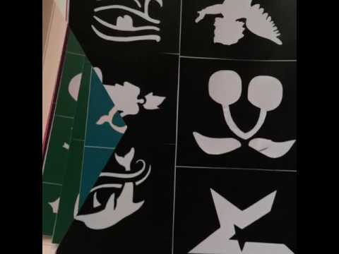 Face Paint Stencils & Face Paint Crayons by Create A Face