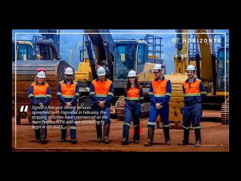 HORIZONTE MINERALS PLC - Investor presentation including construction update