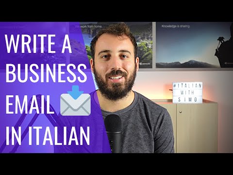 How to WRITE a BUSINESS EMAIL in Italian (SUB Ita/Eng)