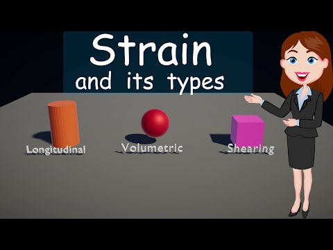 Strain || Properties of bulk matter || Hindi || 11 class Physics