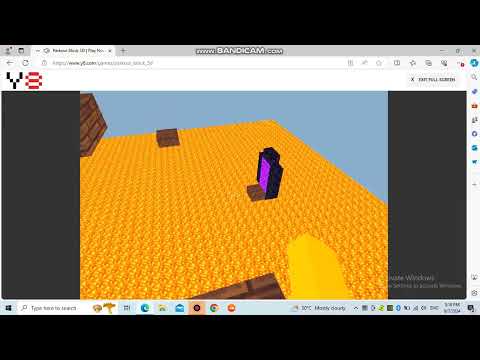 Playing Parkour Block 3D on Y8 Games(7/9/2024)