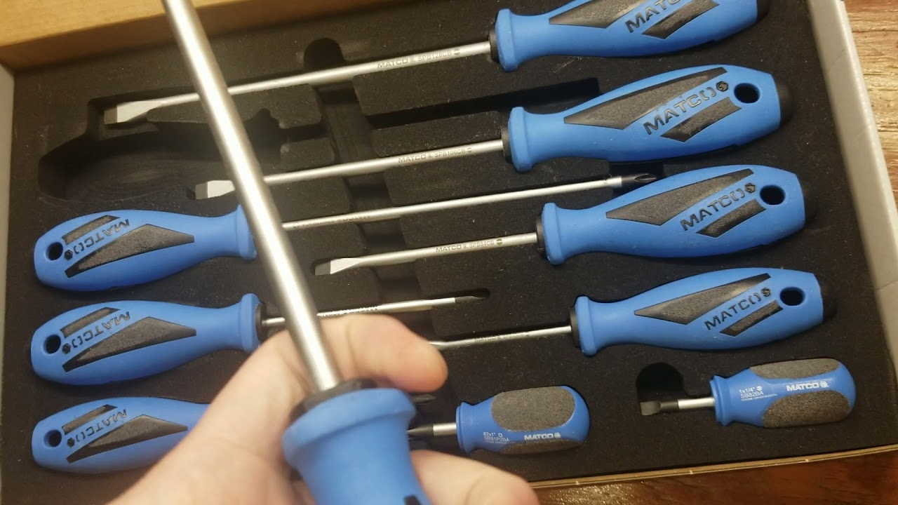 New Matco Tools Blue Screwdriver Set!