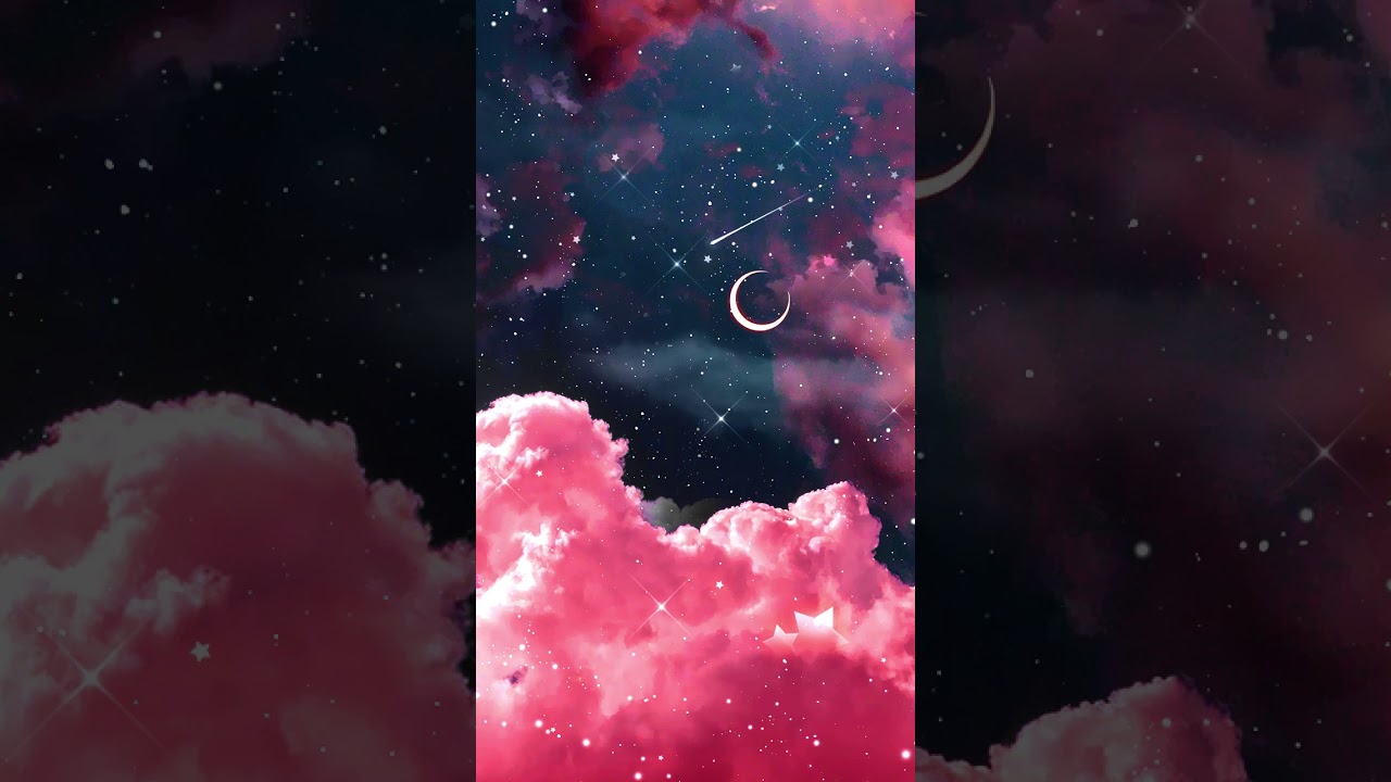 Planet pink texture clouds