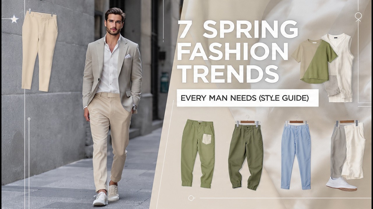 7 Spring Fashion Trends Every Man Needs in 2026 (Style Guide)