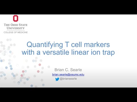 Developing a targeted quantifying method for immune cell markers with the Stellar mass spectrometer