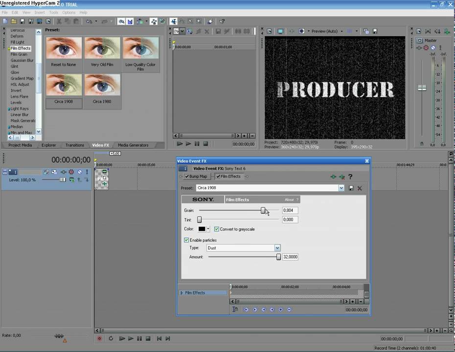 Sony Vegas pro 9 Film Effect:Tutorial