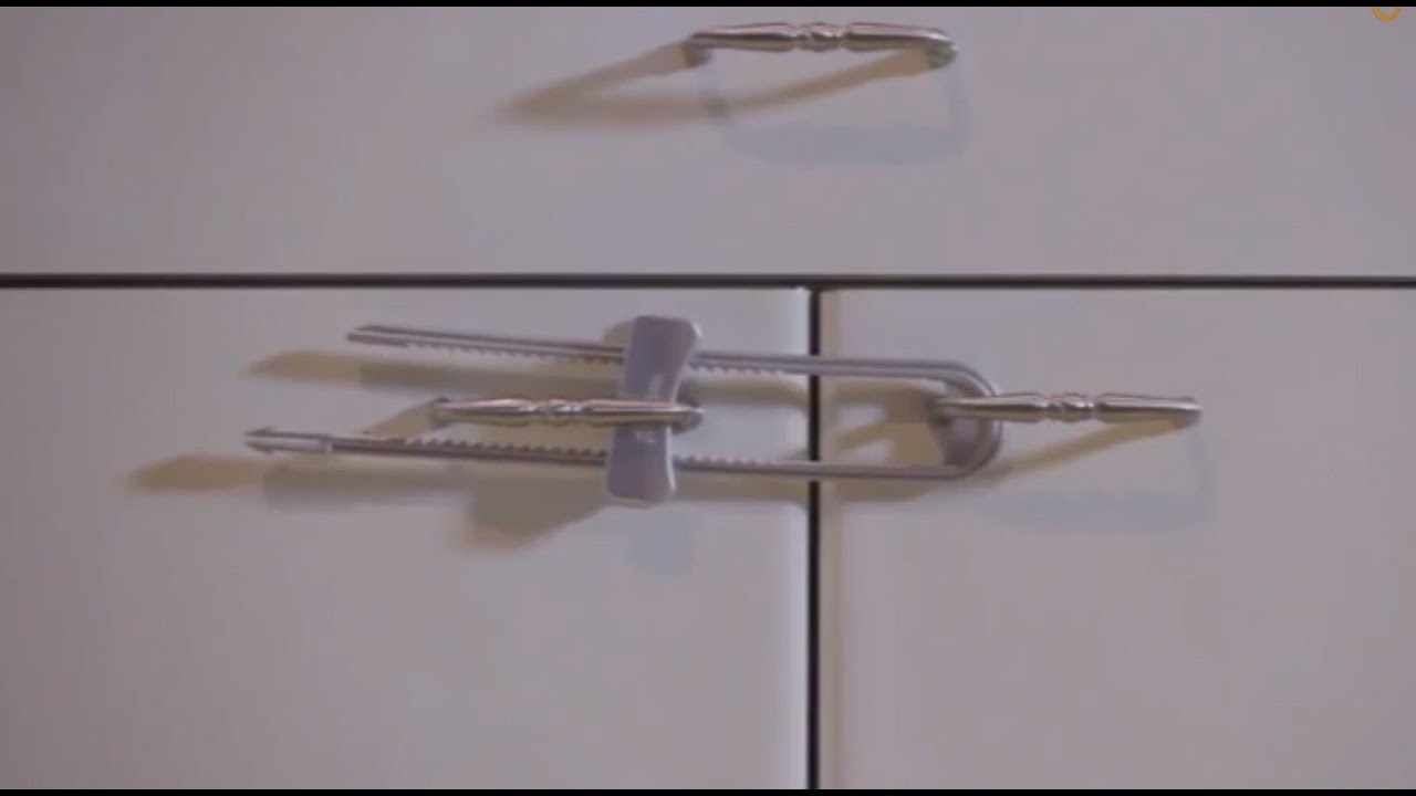 Dreambaby Style Sliding Cabinet  Locks - How To Fit | BabySecurity
