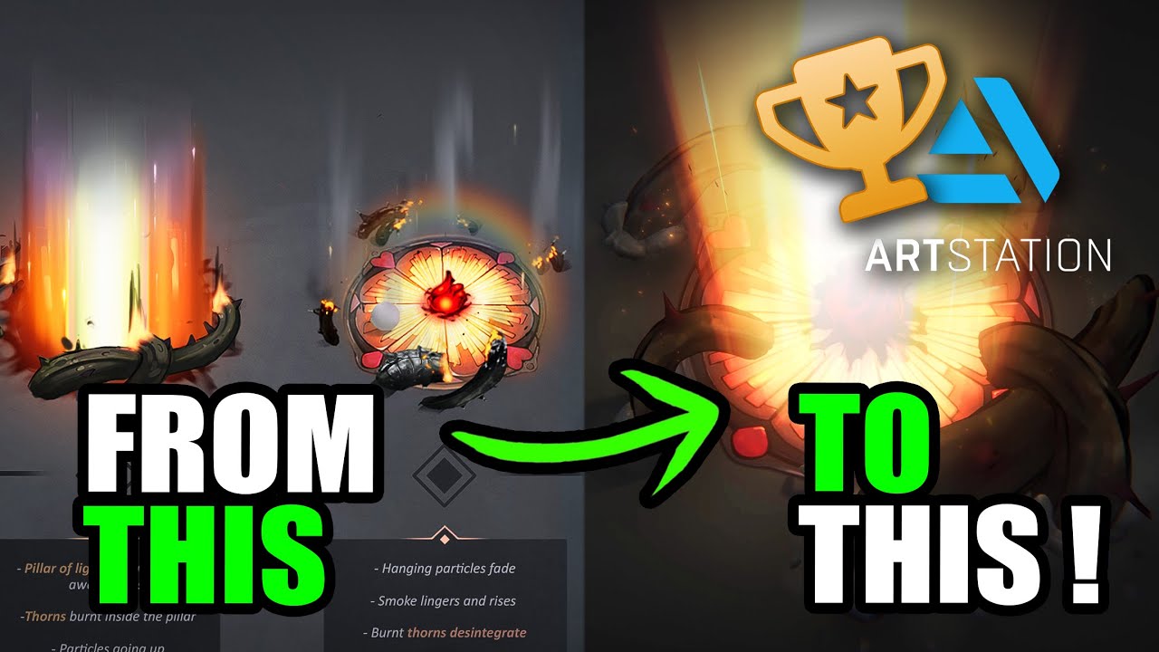 How I made it to the podium of the Artstation challenge - Real time VFX