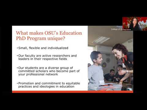 College of Education PhD program introduction video